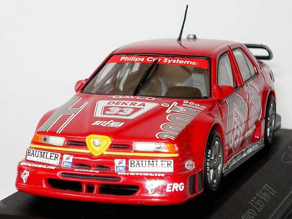 Alfa Romeo 155 V6 TI DTM 1994 Alfa Corse Nr.33, Buttiero Minichamps in der 1zu87.com Modellauto ...