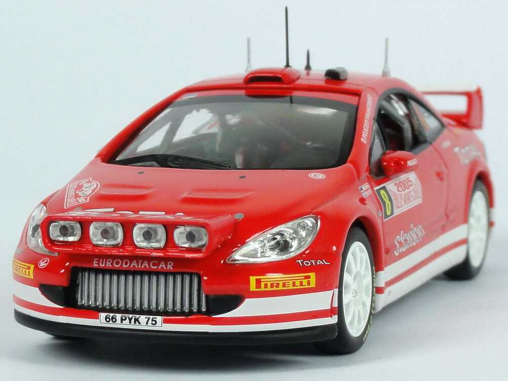 Peugeot 307 CC WRC Rallye Monte Carlo 2005 Total Nr.8, Märtin / Park ...