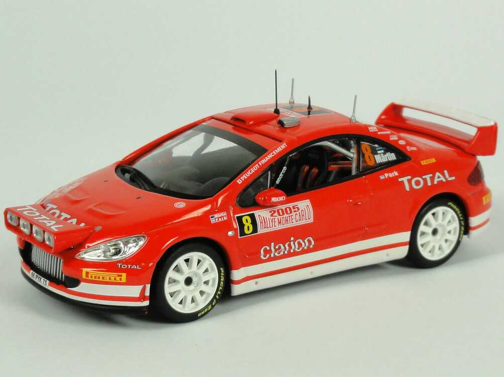 Peugeot 307 CC WRC Rallye Monte Carlo 2005 Total Nr.8, Märtin / Park ...