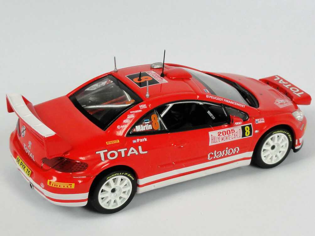 Peugeot 307 CC WRC Rallye Monte Carlo 2005 Total Nr.8, Märtin / Park ...
