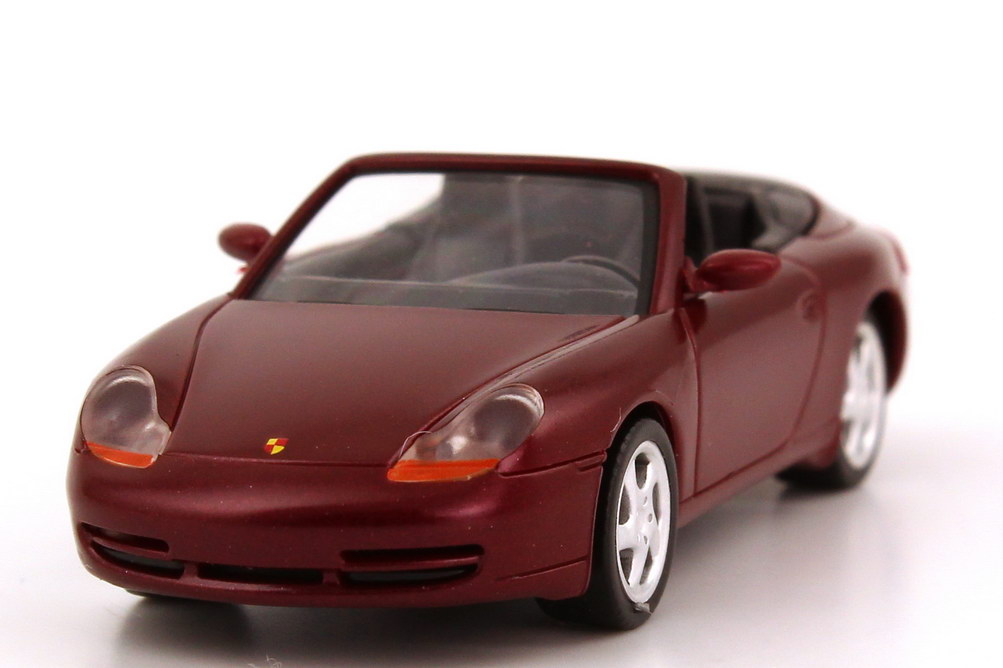 Porsche 911 Carrera Cabriolet 996 arenarot-met. - Werbemodell - herpa ...