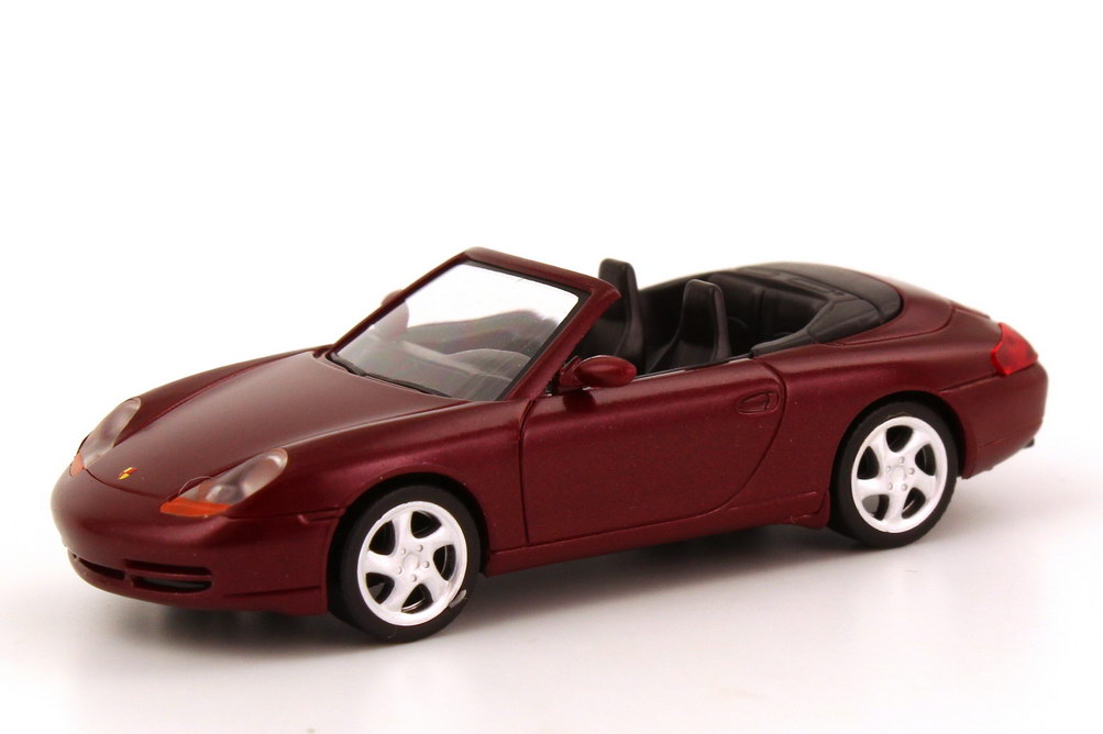 Porsche 911 Carrera Cabriolet 996 arenarot-met. - Werbemodell - herpa ...